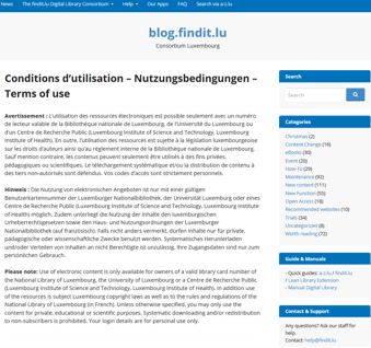 Rules and regulations for usage – consortium.lu